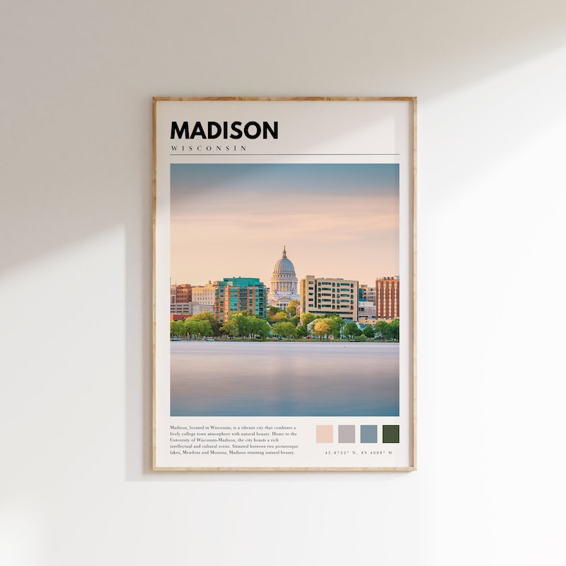 Madison Wisconsin - Etsy