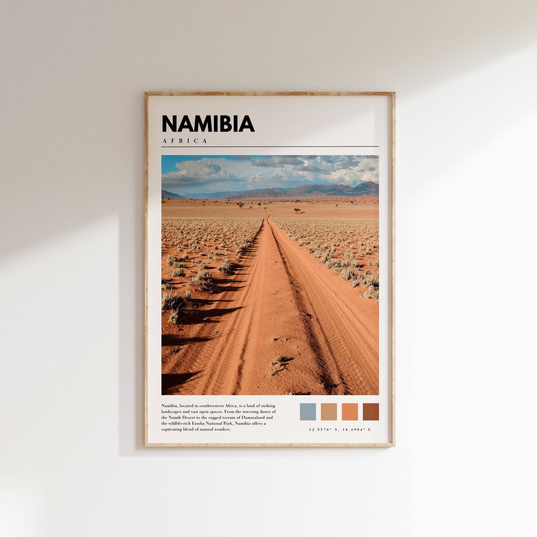 Namibia Print | Namibia Africa Poster | Namibia Photography Wall Art ...