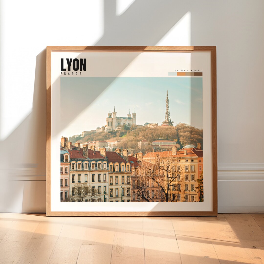 Lyon Print | Lyon France Wall Art | Lyon Photography | Lyon Decor ...