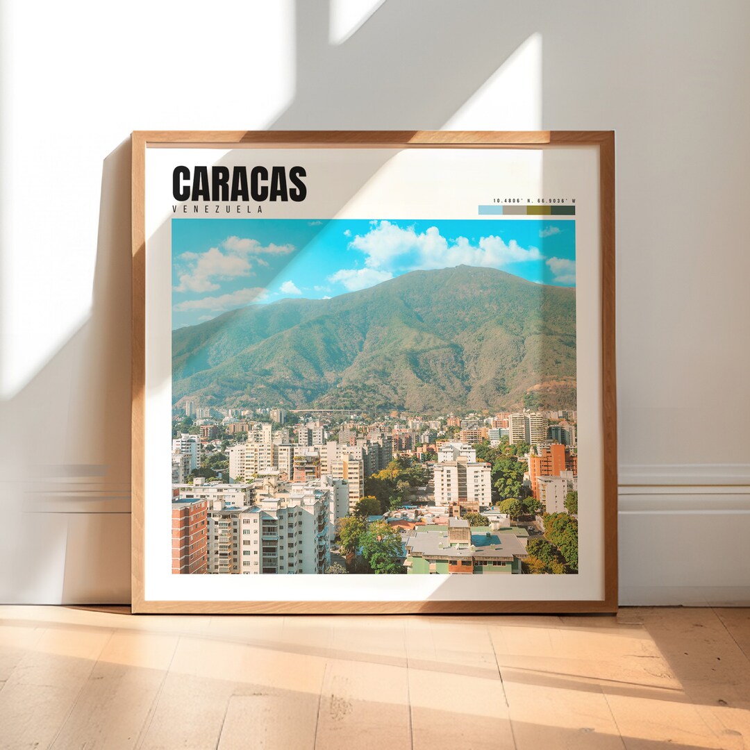 Caracas Wall Art | Caracas Venezuela Poster | Caracas Wall Print ...