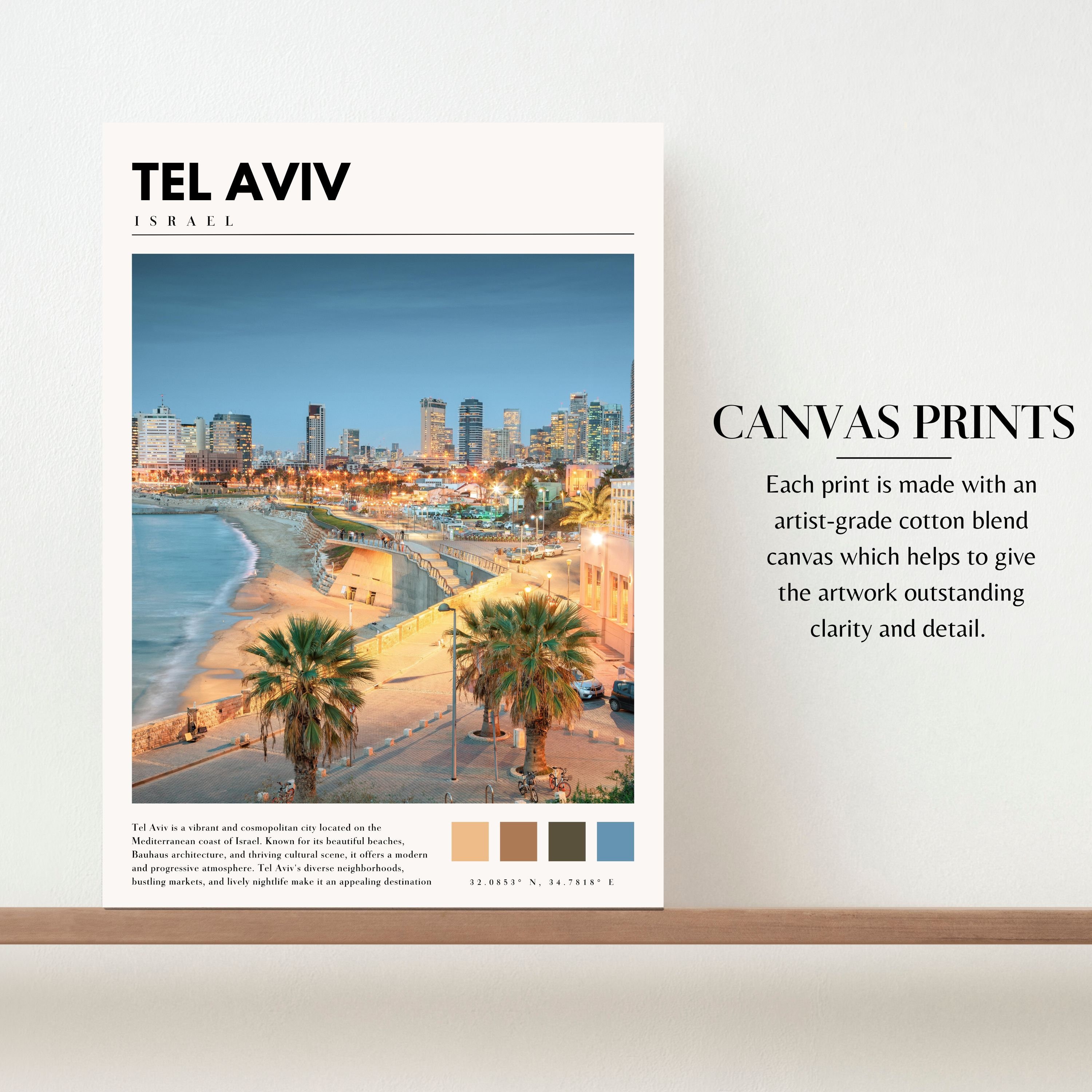 Tel Aviv Print | Tel Aviv Israel Poster | Israel Photography | Tel Aviv ...