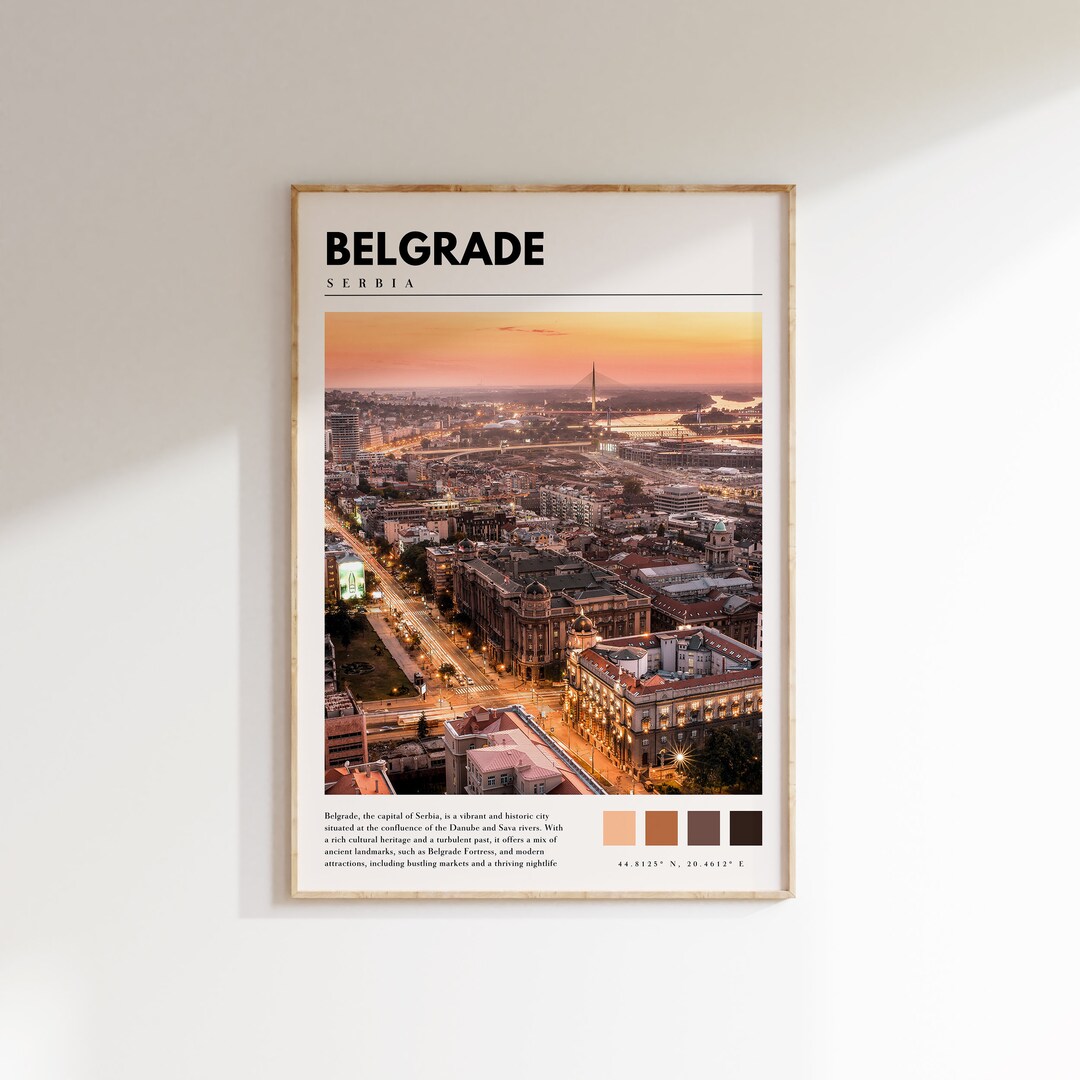 Belgrade Print | Belgrade Serbia Poster | Belgrade Photo | Belgrade ...