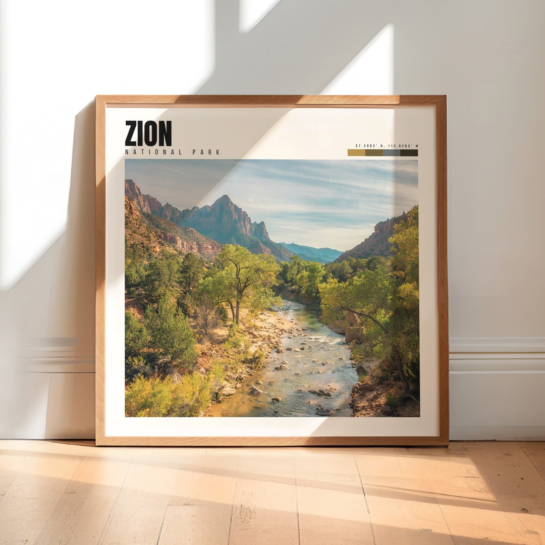 Zion Wall Art | Zion National Park Poster | Zion Photography | Zion ...