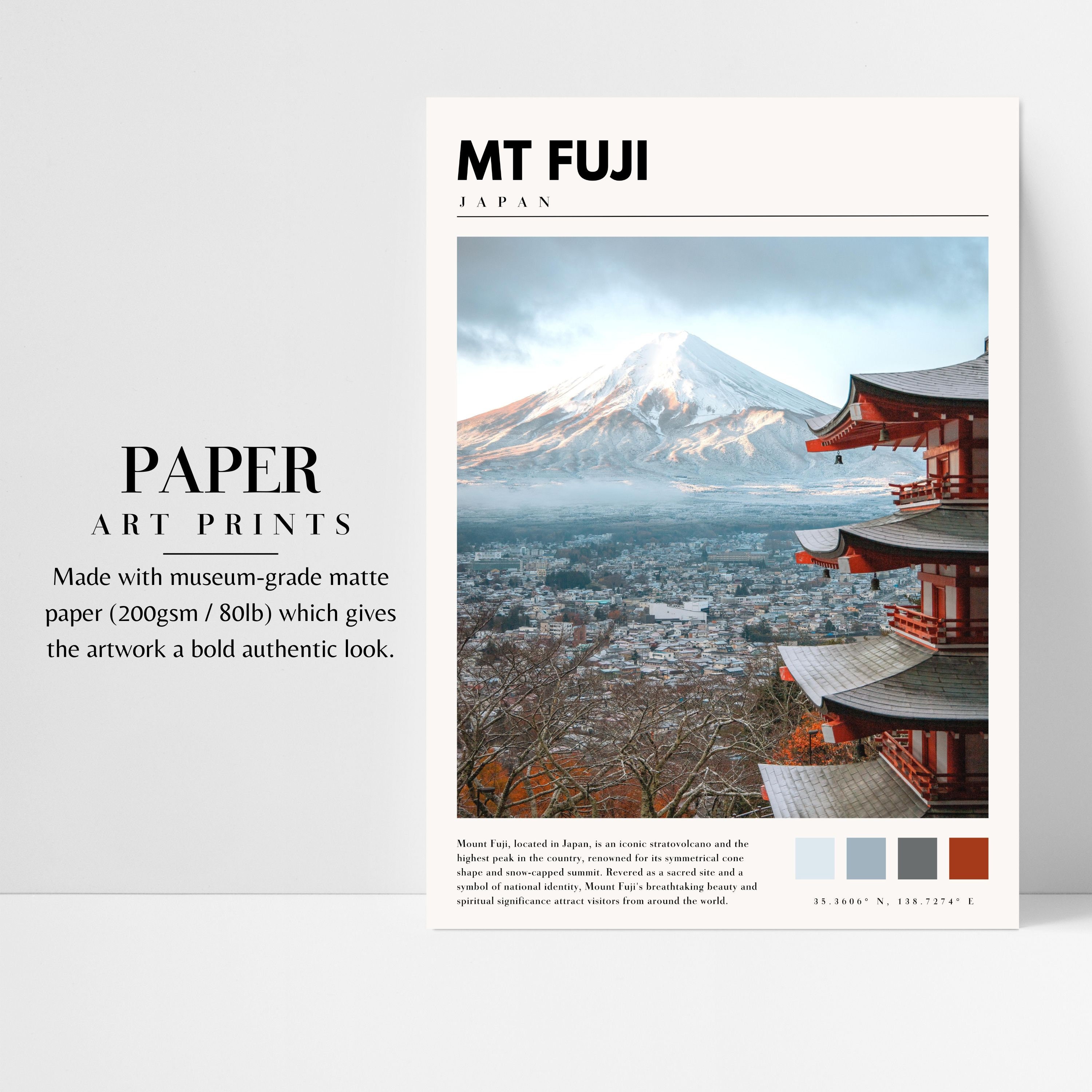 Mt Fuji Print Mount Fuji Japan Poster Mt Fuji Photography Mt Fuji Wall ...