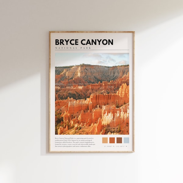 Bryce Canyon Poster - Etsy