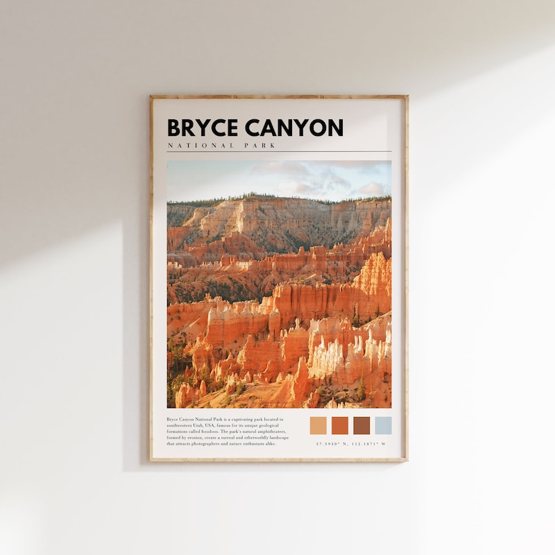 Bryce Canyon Poster - Etsy