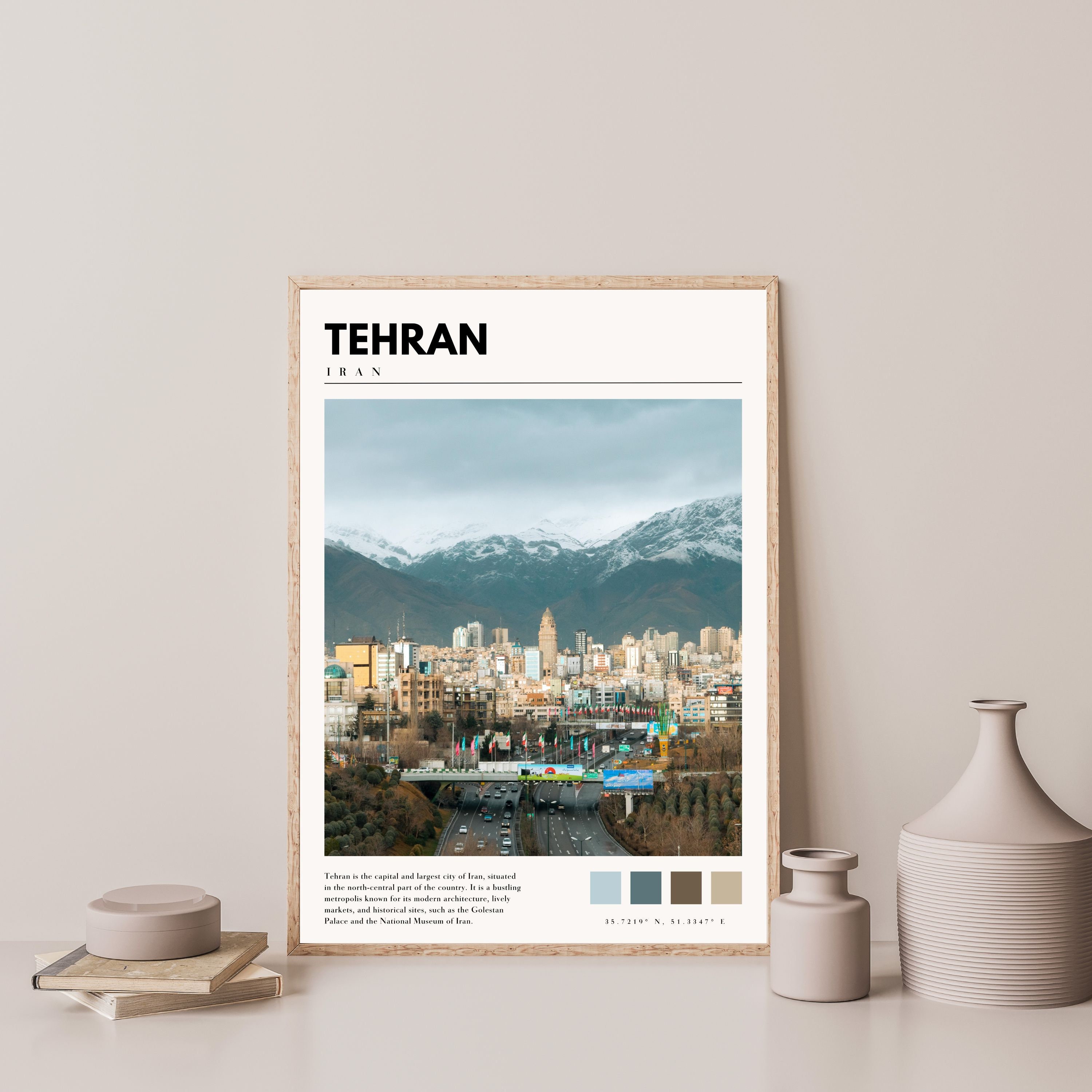 Tehran Print Tehran Iran Poster Iranian Wall Art Tehran - Etsy