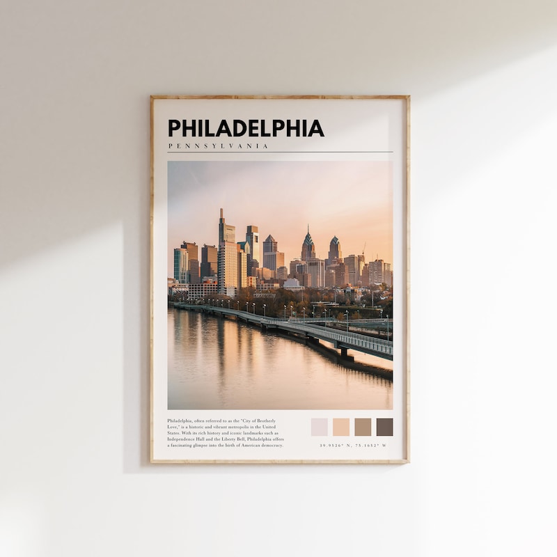 Philadelphia Wall Art - Etsy