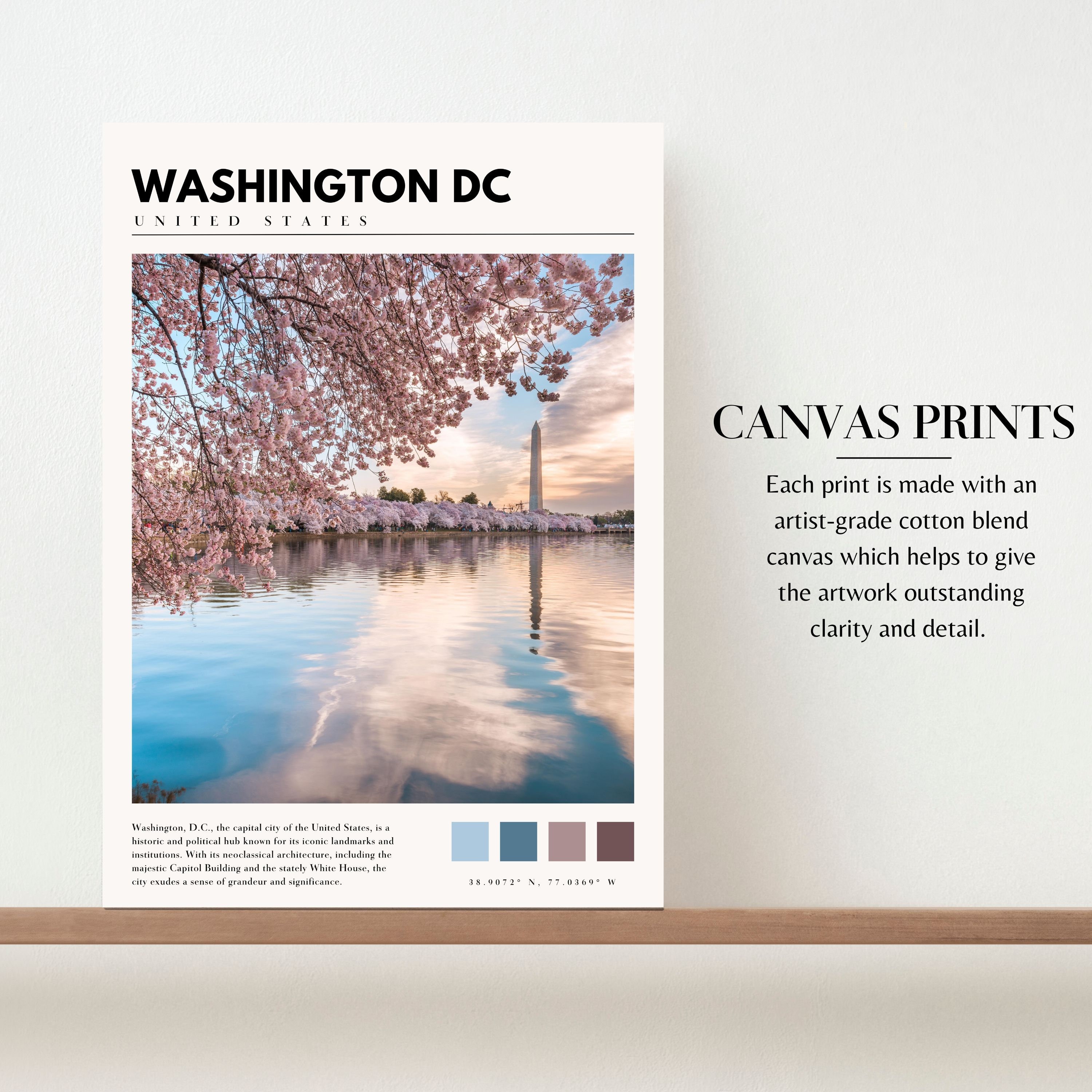 Washington DC Print Washington DC Photo Poster United - Etsy