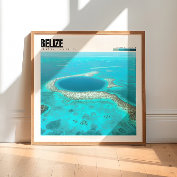 Belize Poster - Etsy