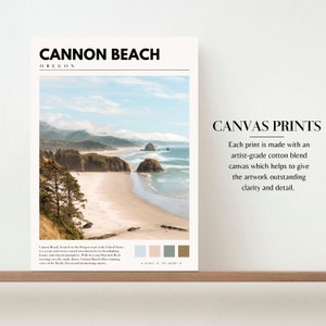 Cannon Beach Print | Cannon Beach Poster | Oregon Coast Wall Art ...