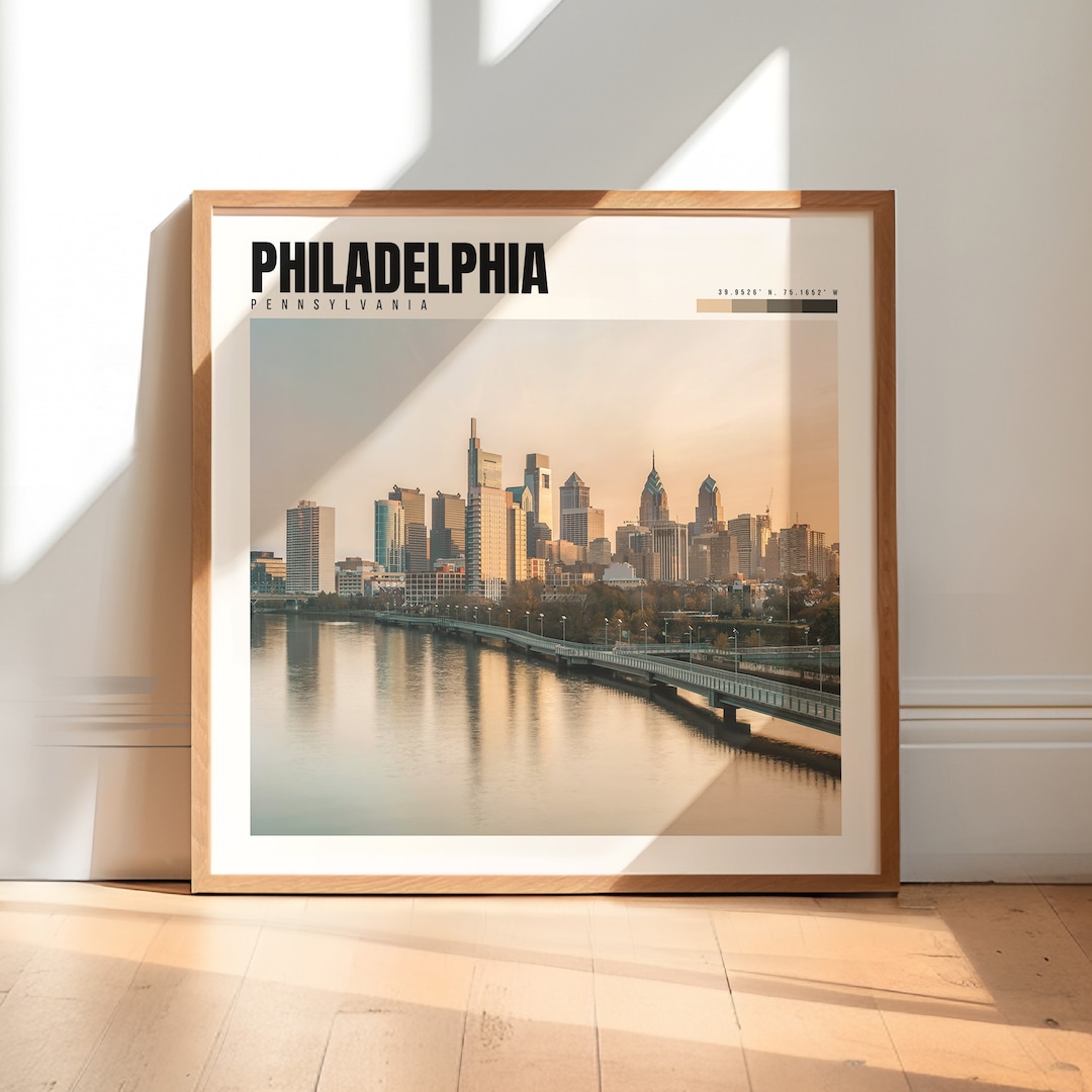 Philadelphia Print | Philadelphia Pennsylvania Poster | Philadelphia ...
