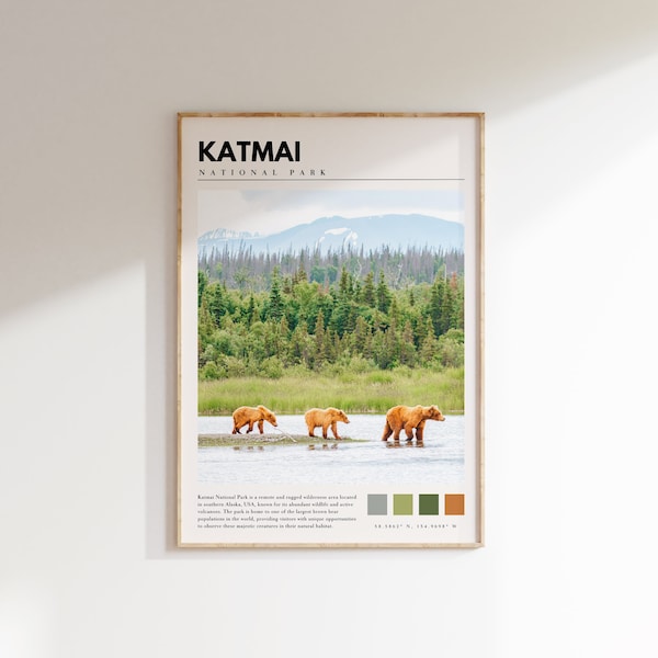 Katmai National Park Art - Etsy