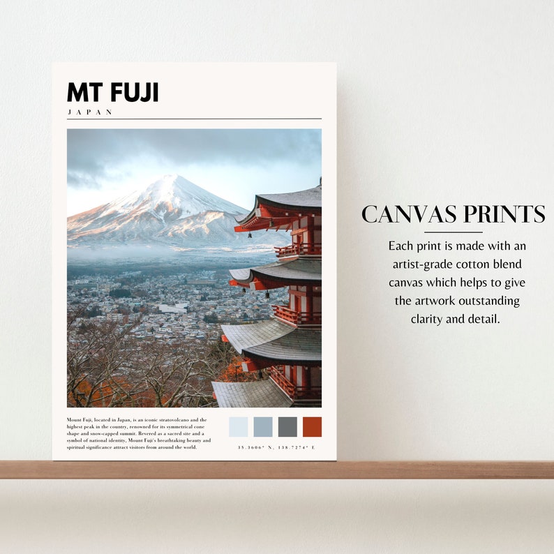 Mt Fuji Print Mount Fuji Japan Poster Mt Fuji Photography Mt Fuji Wall ...