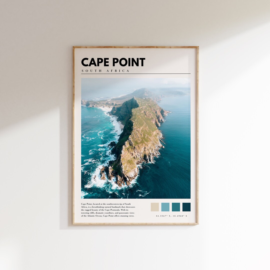 Cape Point Print | Cape Point South Africa | Cape Point Poster | South ...