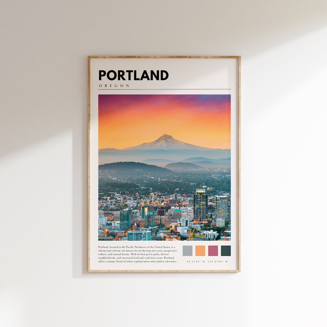 Portland Print | Portland Oregon Poster | Portland Photo | Portland ...
