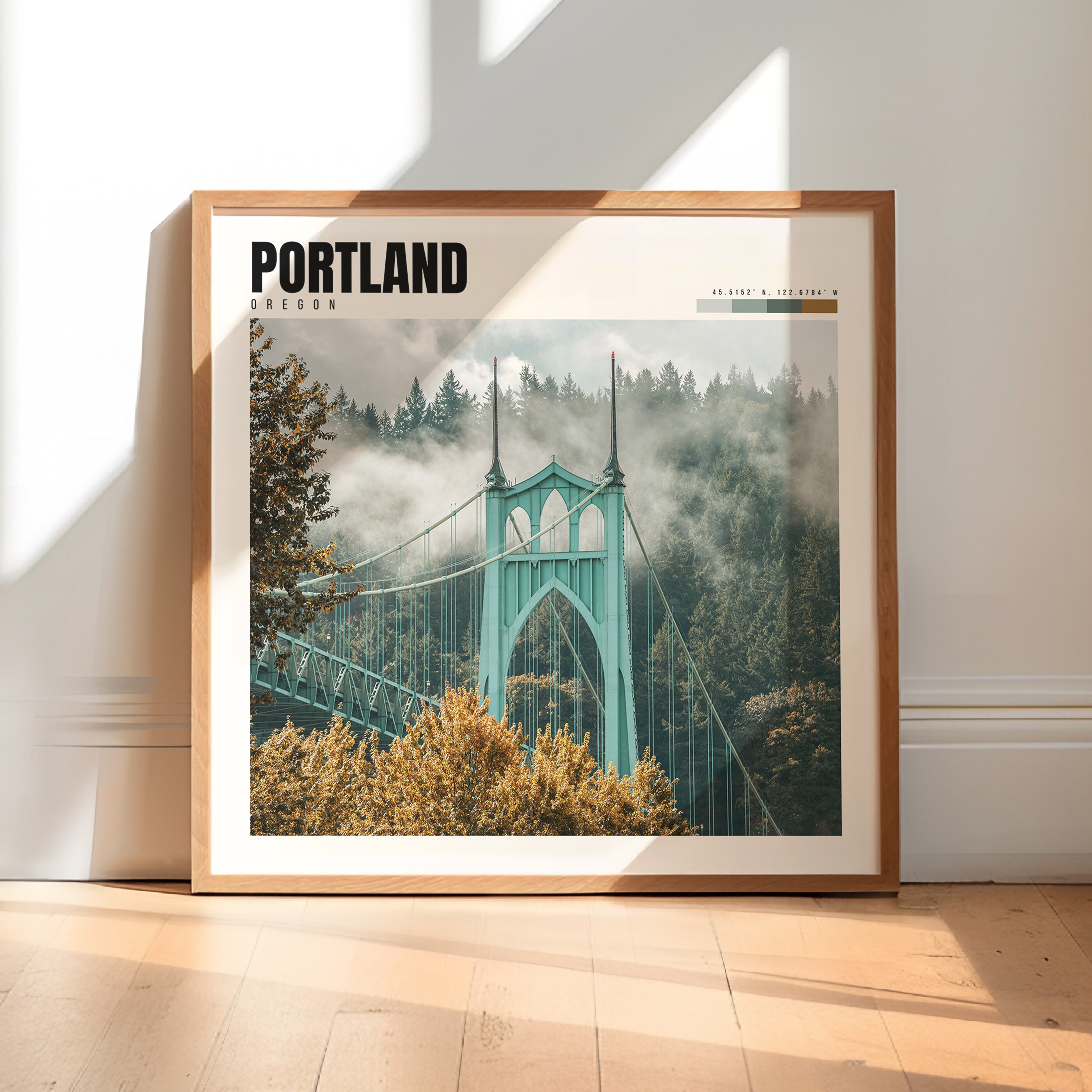Portland Print Portland Oregon Poster Portland Wall Art Portland Decor ...