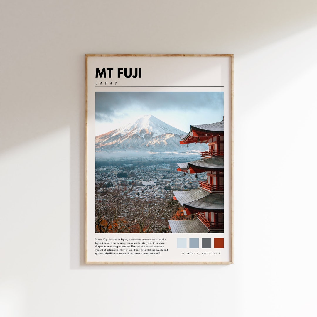 Mt Fuji Print | Mount Fuji Japan Poster | Mt Fuji Photography | Mt Fuji ...