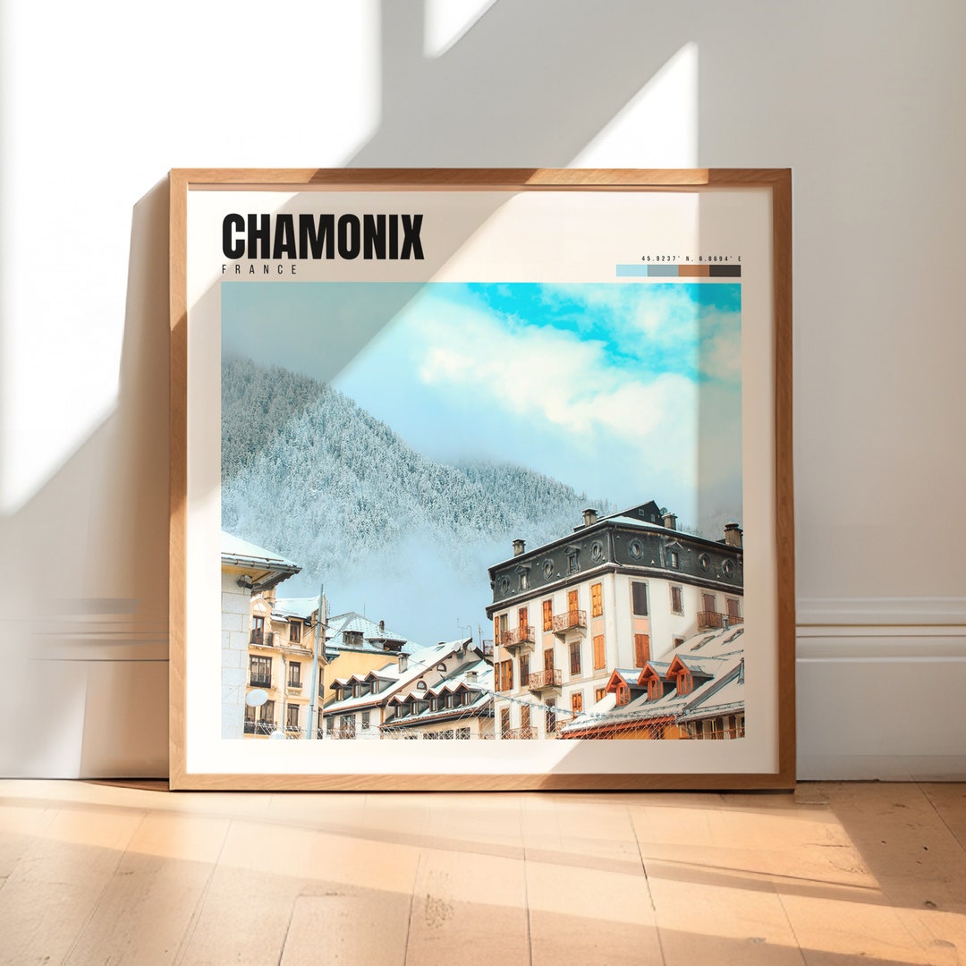 Chamonix Print | Chamonix Wall Art | Chamonix France Poster | Chamonix ...