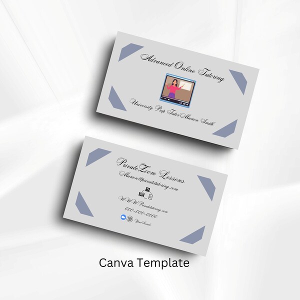 Tutor Business Card - Etsy