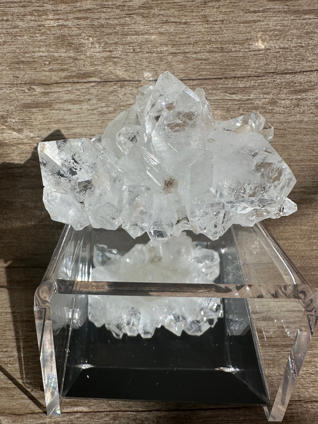 Diamond Clear Apophyllite Cluster Quartz - 176g - Etsy