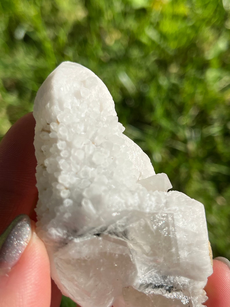 Inner Mongolian Candle Quartz, White Quartz, Crown Chakra 94g - Etsy