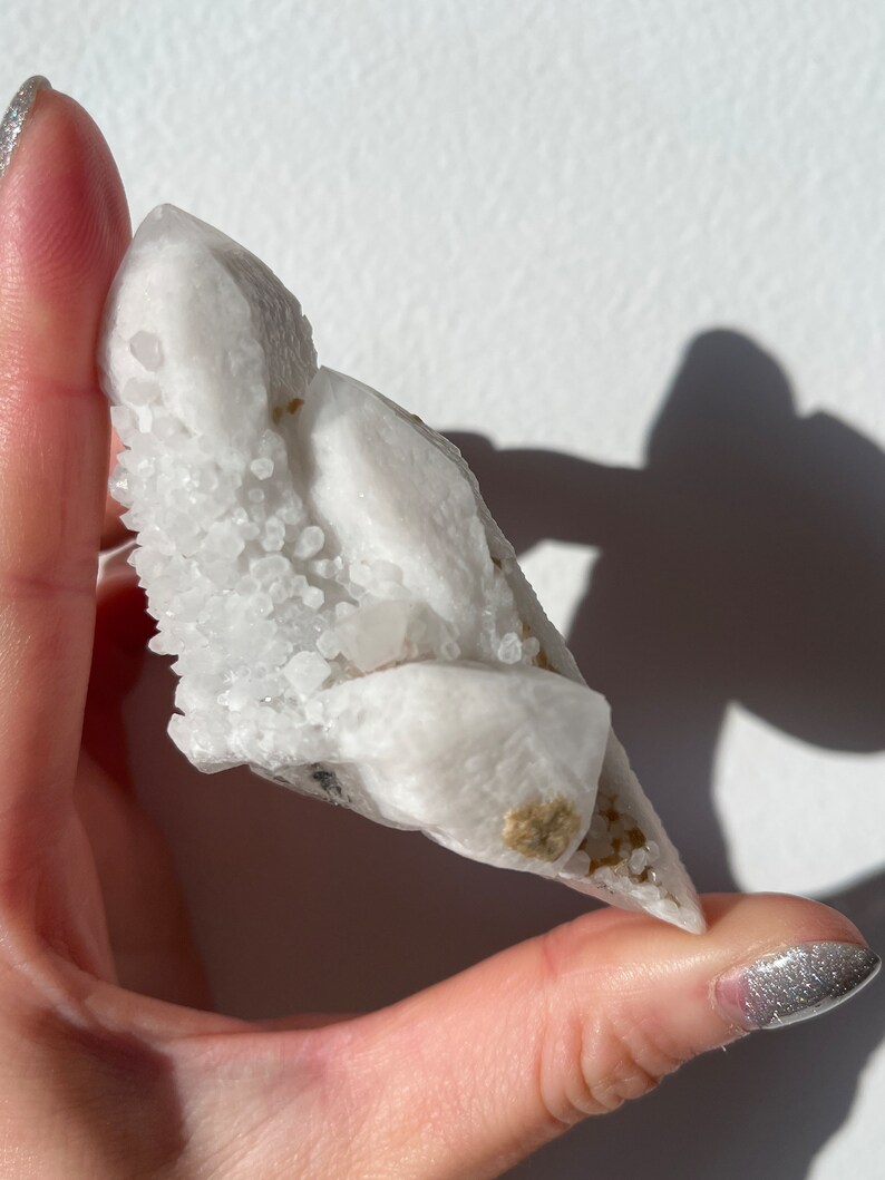 Inner Mongolian Candle Quartz, White Quartz, Crown Chakra 94g - Etsy