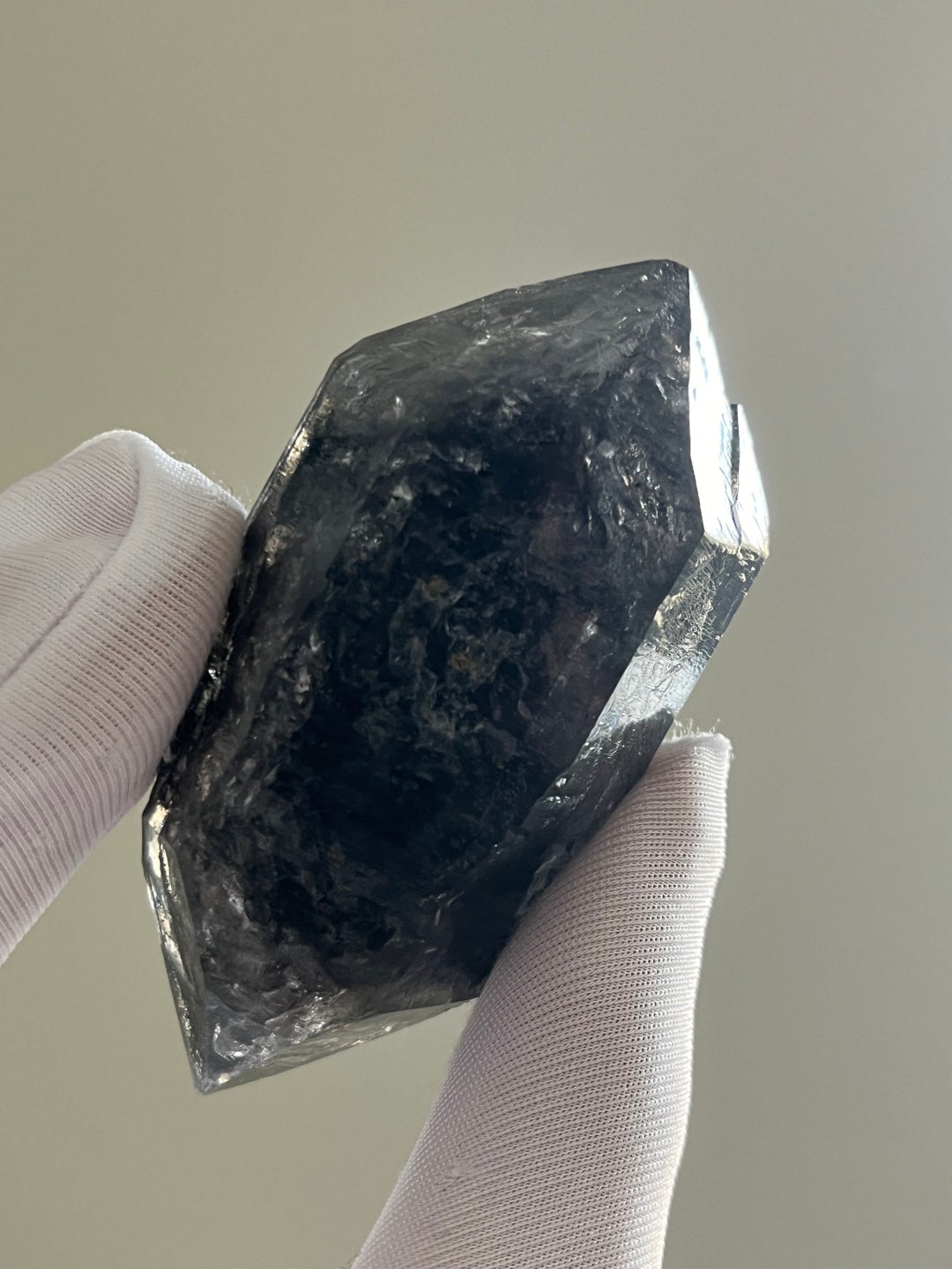 Yungui Black Diamond Quartz With Double Termination Points, Healing ...