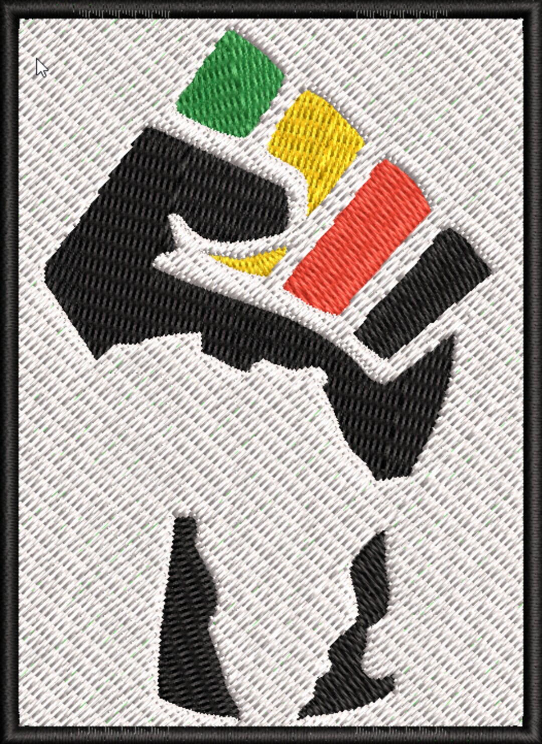 African Pride Black Power Fist Iron-on Patch - Etsy