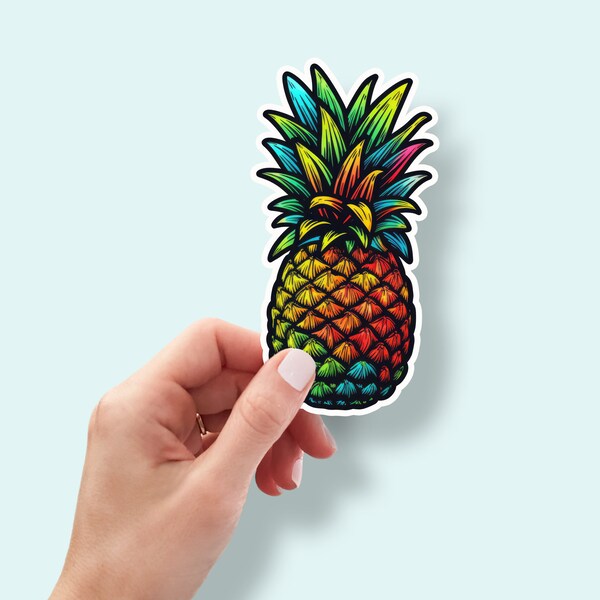 Upside Down Pineapple Car Decal - Etsy