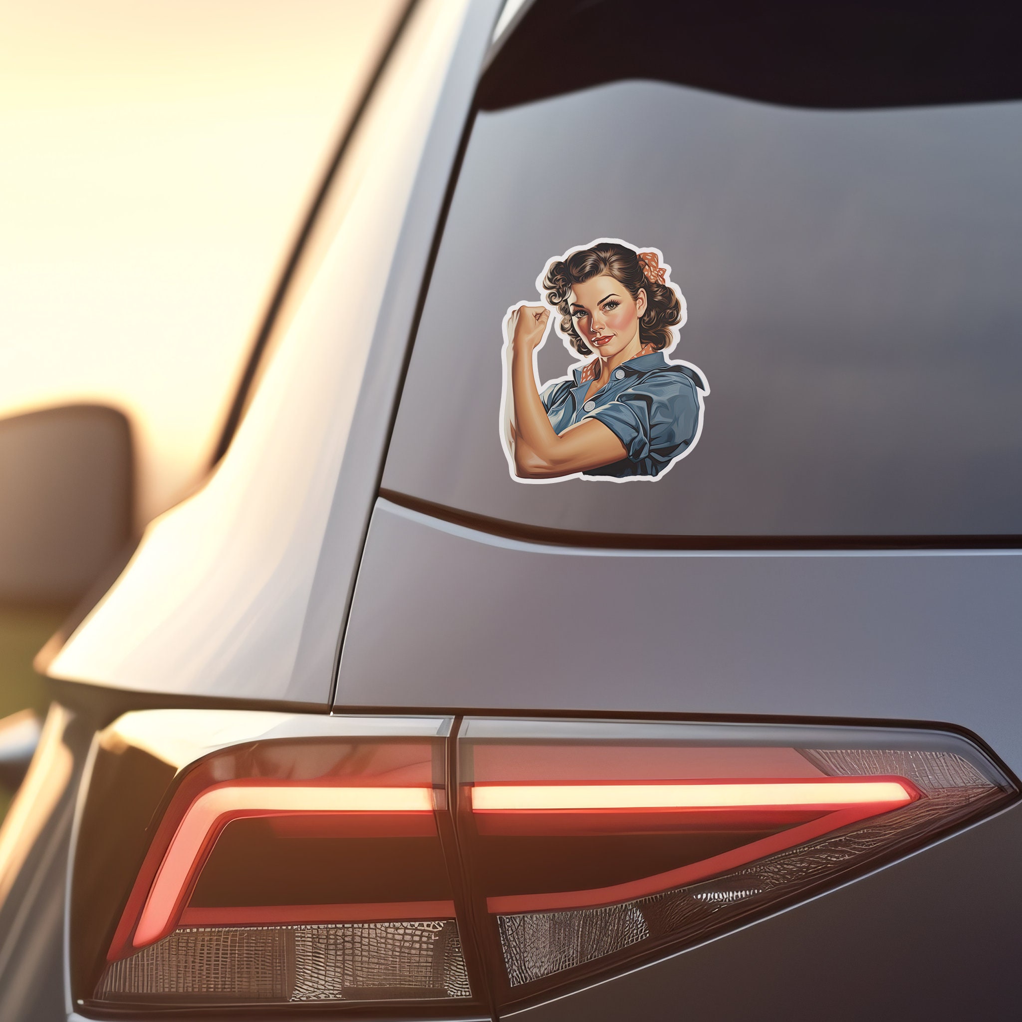 Rosie the Riveter Sticker, Rosie the Riveter Laptop Sticker, Hydro ...