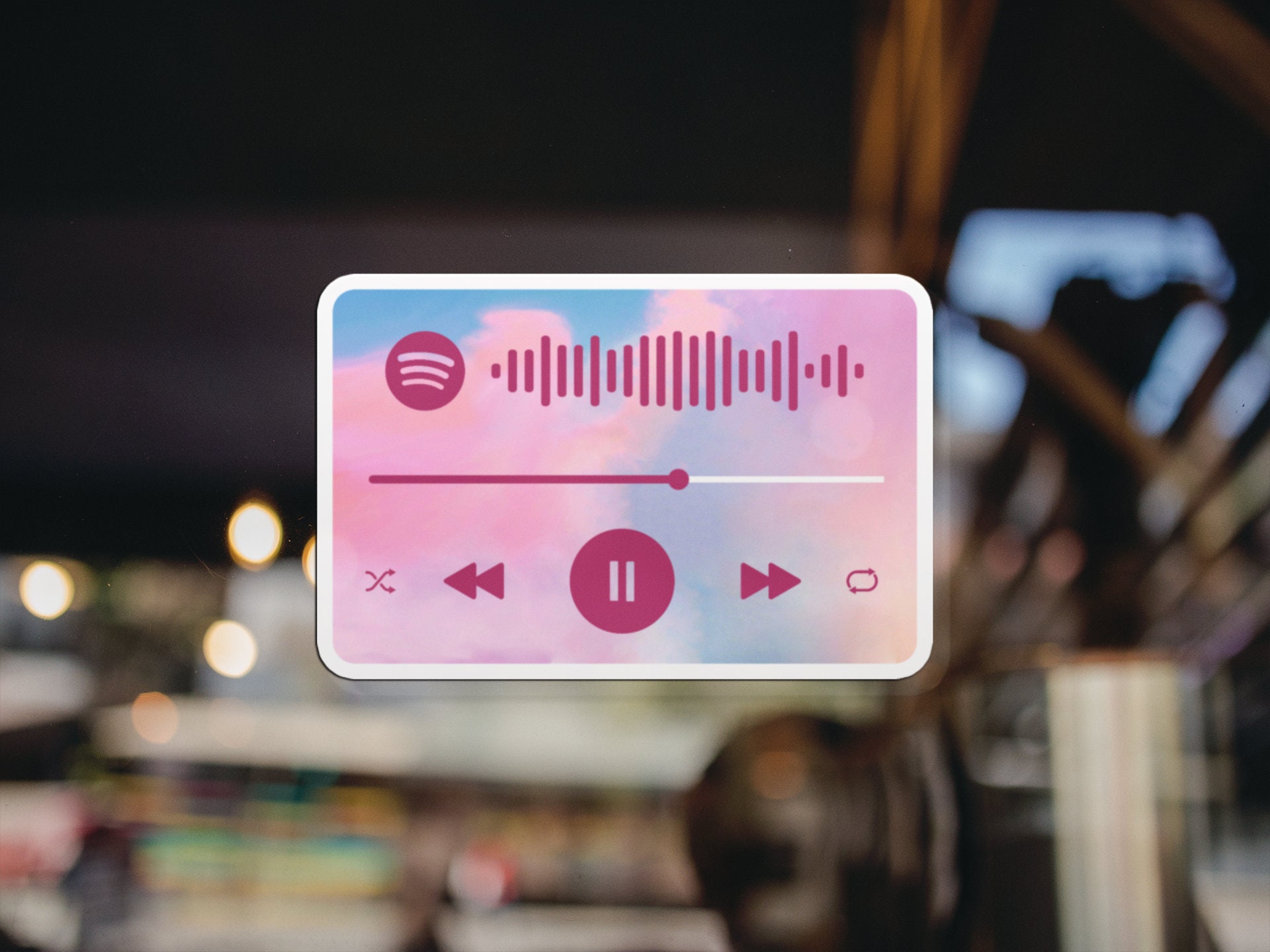 Custom Lover Spotify Code Stickers 4 Sticker Scans With the Spotify App ...