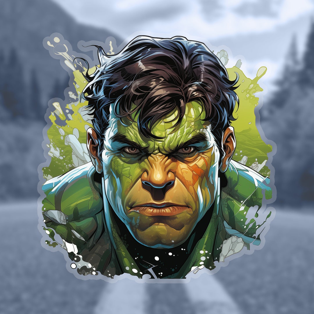 Incredible Hulk Sticker Hulk Laptop Sticker Transparent - Etsy