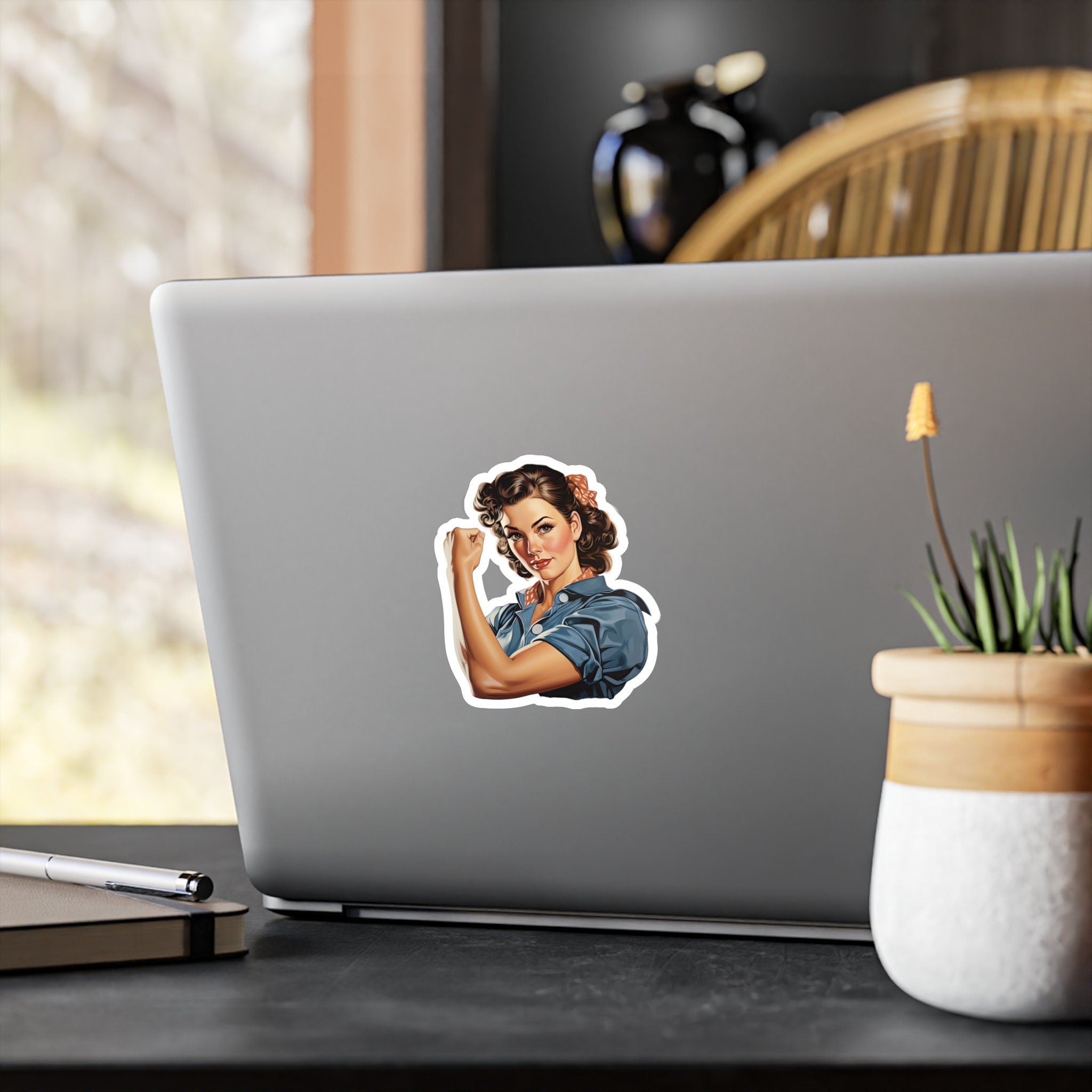 Rosie the Riveter Sticker, Rosie the Riveter Laptop Sticker, Hydro ...