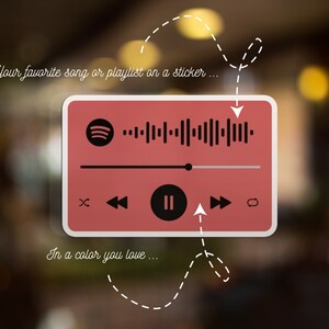 Custom Spotify Code Stickers 4 Sticker Scans With the Spotify App ...