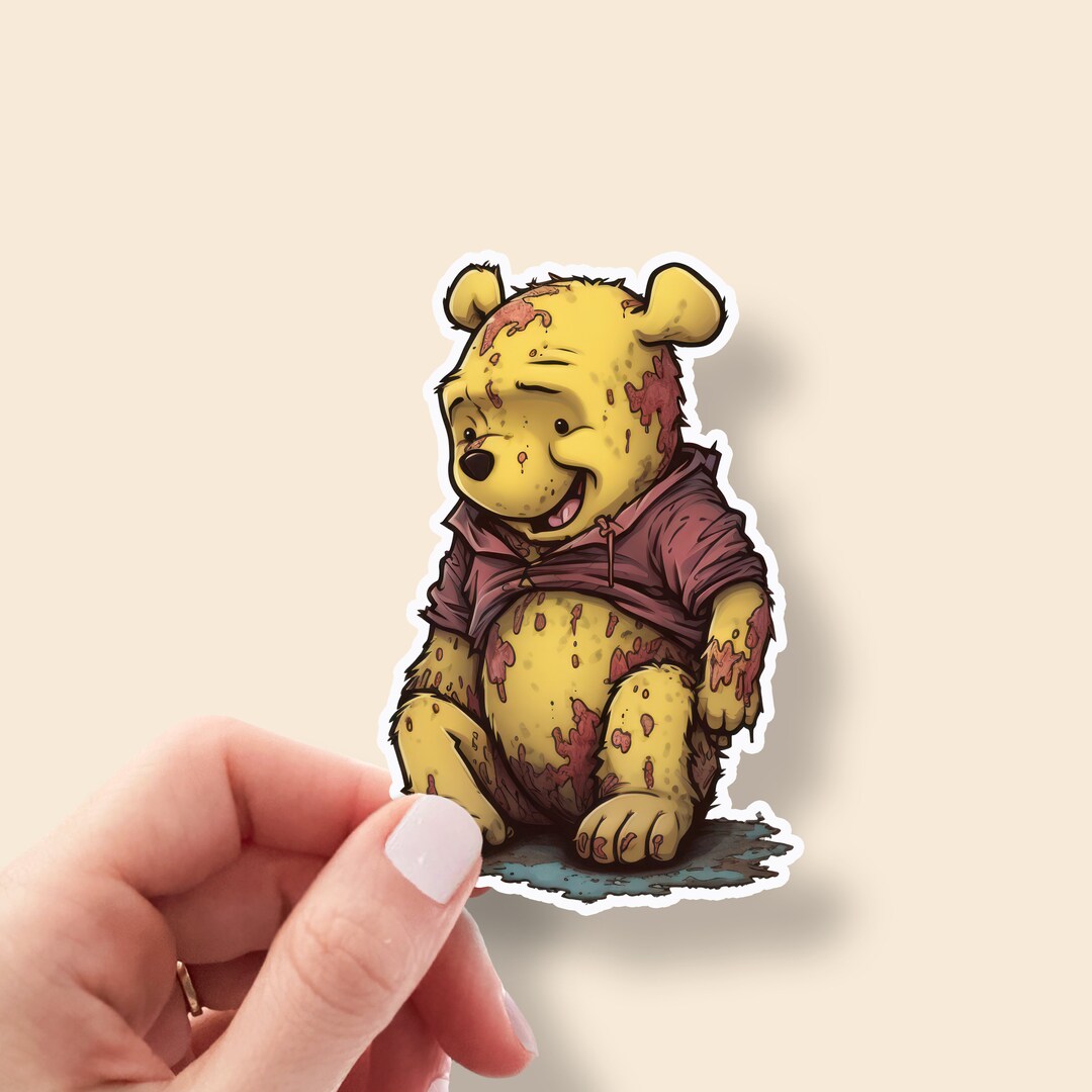 Bloodthirsty Bear Sticker: Creepy and Gory Bear, Tubby Little Cubby ...