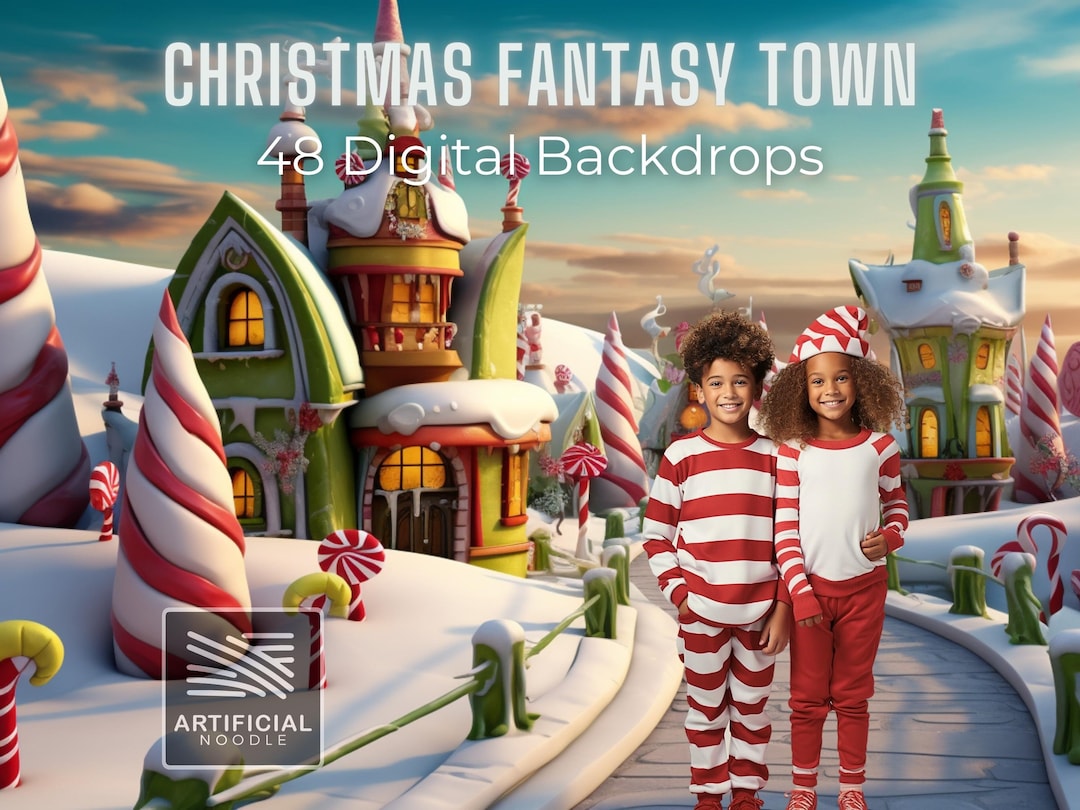 Christmas Digital Backdrop Christmas Digital Background - Etsy