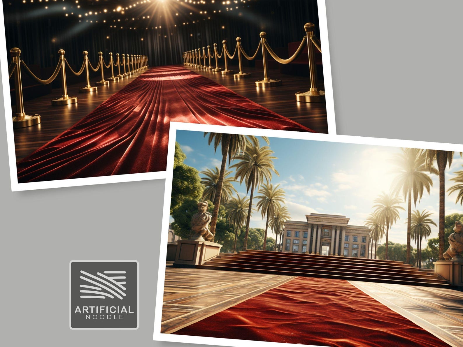 Red Carpet Party Digital Backdrops – 60 Glam VIP Photo Backgrounds (16: ...