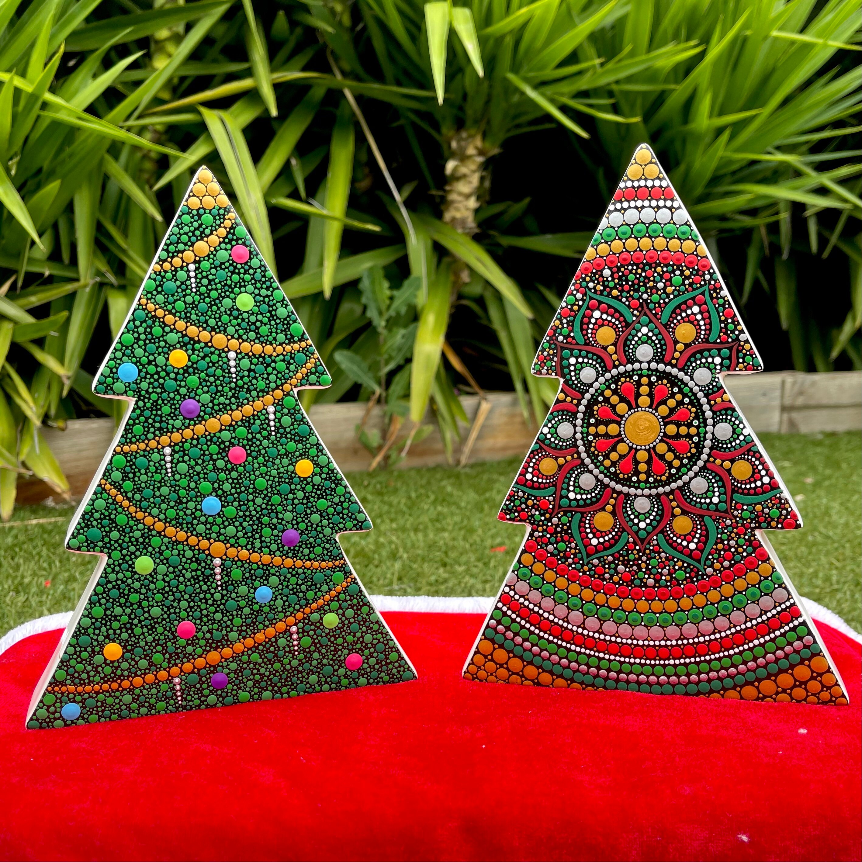 20cm Handmade Dot Christmas Tree Decor - Etsy