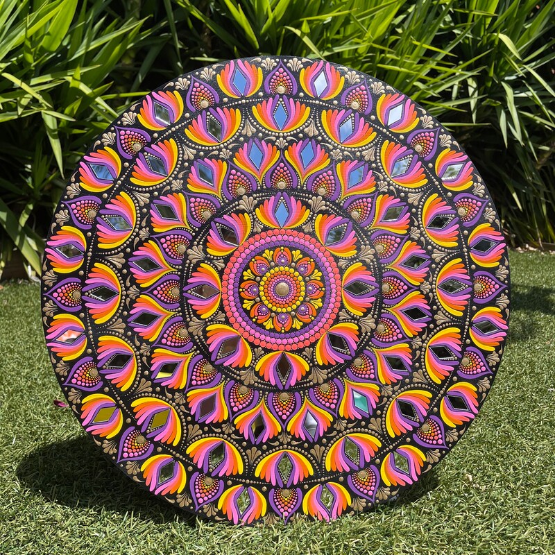 Mandala Painting - Etsy