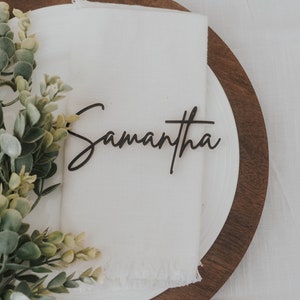 Custom Acrylic Place Card Custom Place Card Acrylic Name Tag Wedding ...