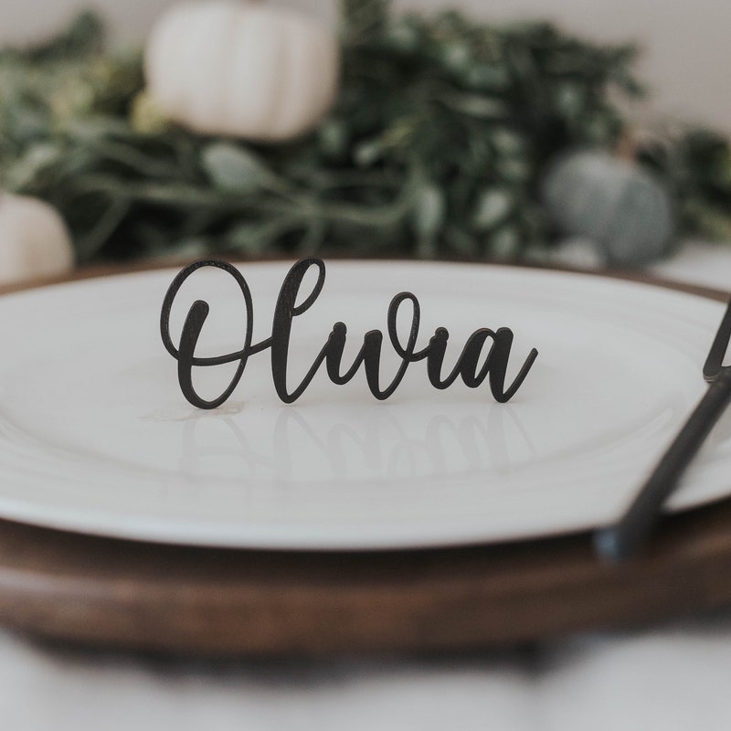 Name Place Cards - Etsy