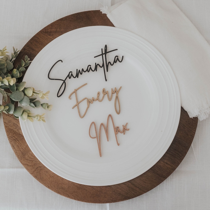 Laser Cut Names - Etsy