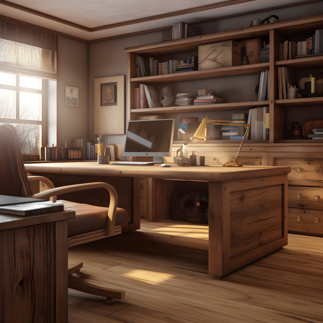 Office Background Wooden 2 - Etsy