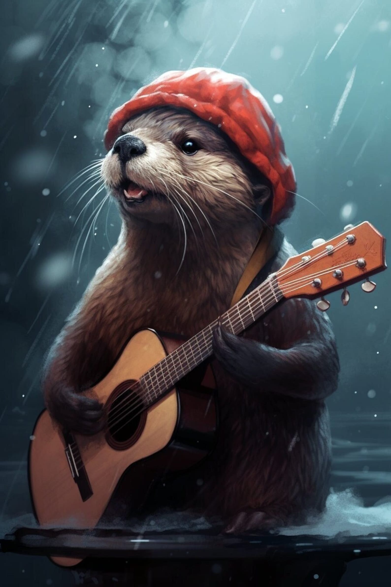 You Otter Know, Otter Pun, AI Art, Digital Download - Etsy