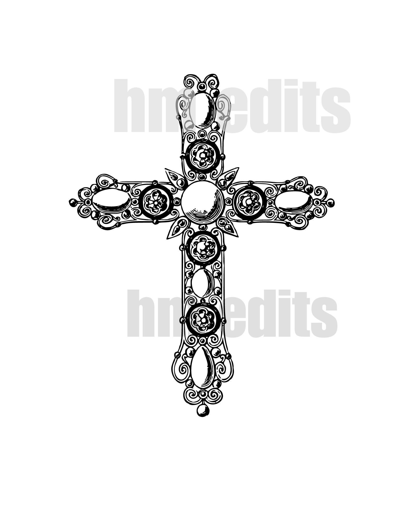 Christian Cross SVG Files Christian Cross Cut Files Christian Cross ...