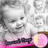 Dark Art Coloring Book V2 Printable PDF Grayscale Coloring Pages ...