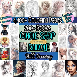 Dark Art Coloring Book V2 Printable PDF Grayscale Coloring Pages ...