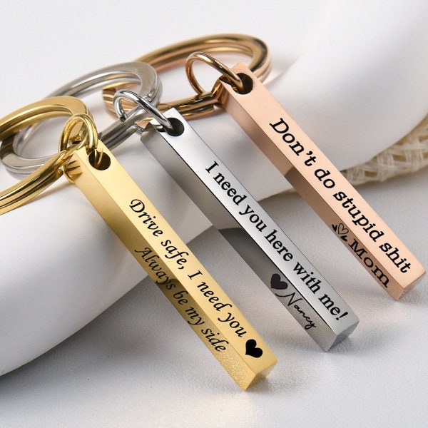Personalized Keychain - Etsy