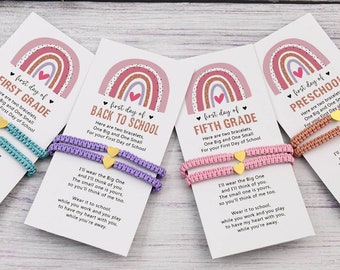 Back to School Bracelet Set - Etsy